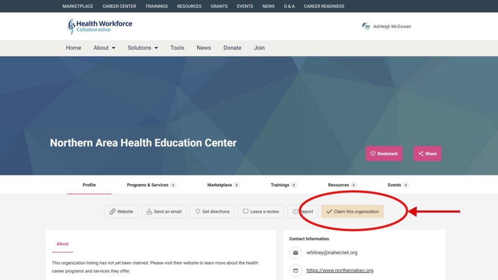 Step 2 – Health Workforce Collaborative